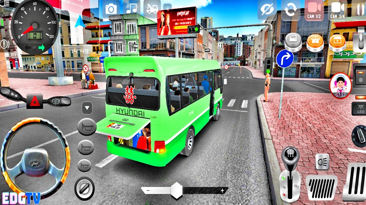 MiniBus Game 2021 | Minibus Simulator Vietnam #1 Hyundai County Nông ...
