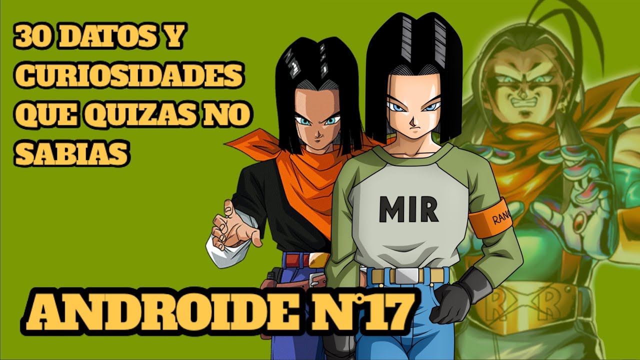 30 Datos y Curiosidades que Quizas no Sabias: Androide N°17. DRAGON ...