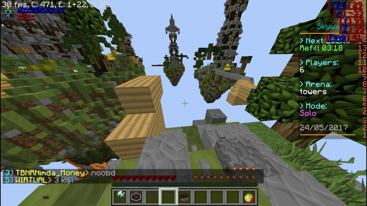 Lets Play Minecraft Skywars Part 1 !!! - YouTube