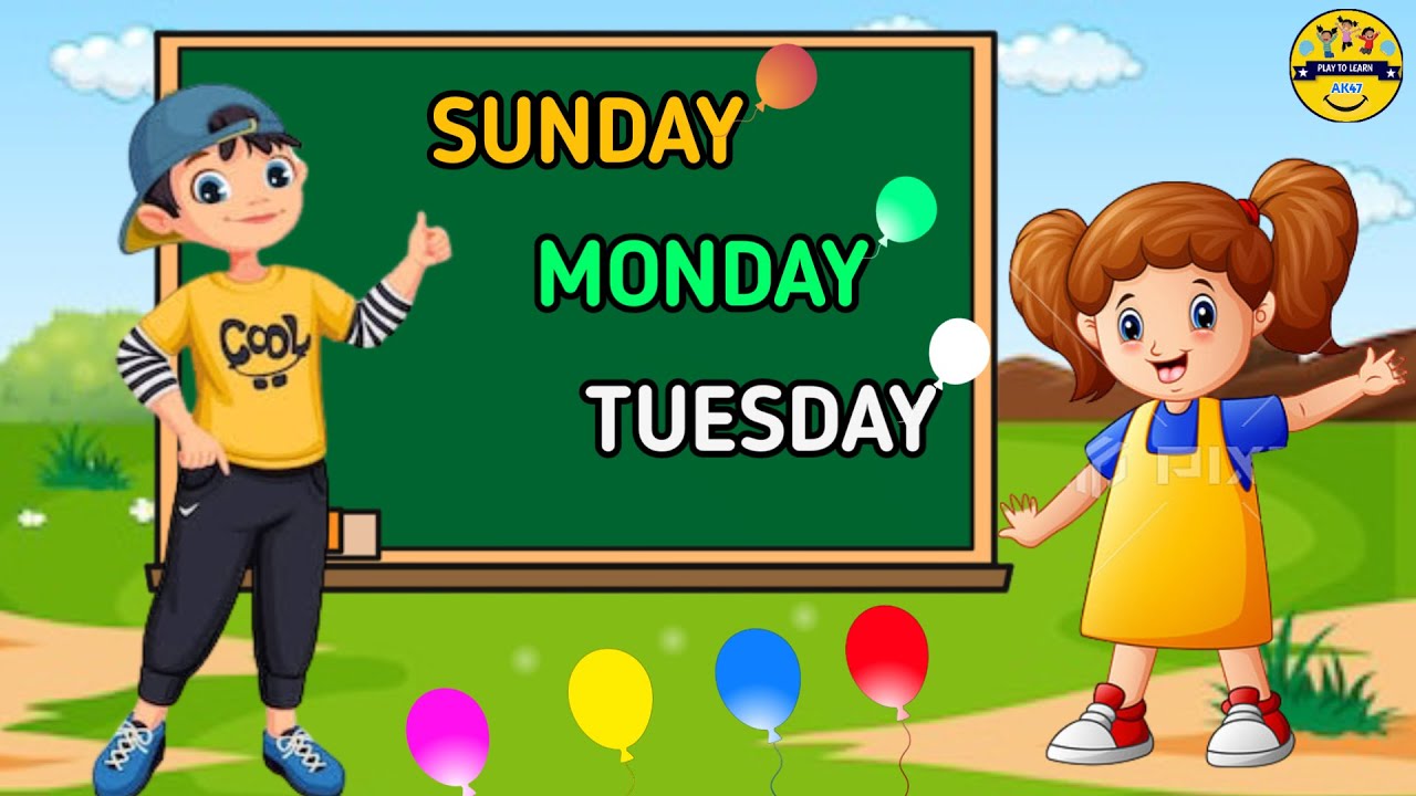 Weeks Name | Sunday Monday | सप्ताह के नाम | Days of the week | Days ...