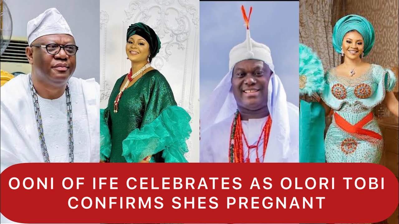 OONI OF IFE CELEBRATES AS OLORI TOBI CONFIRMS SHES PREGNANT - YouTube