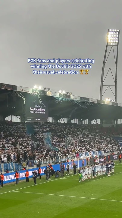 FCK THE DOUBLE 2025 🏆 | FC Copenhagen celebrating after winning against Silkeborg in the cup ...