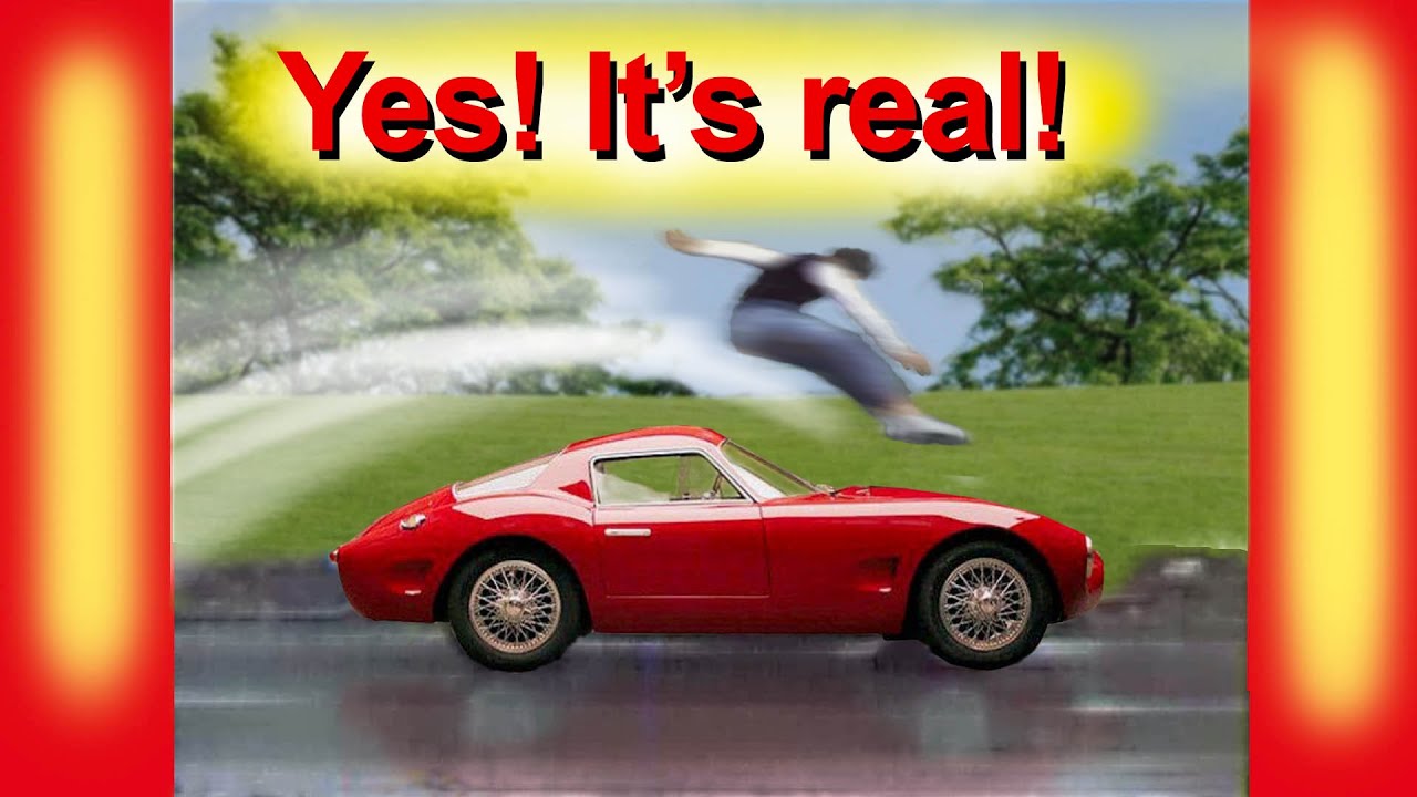 Jumping over a car - YouTube