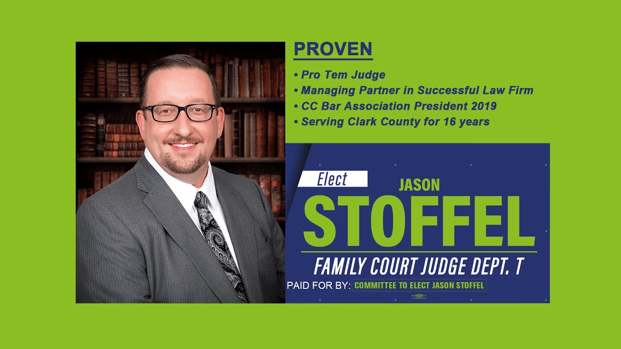 Jason Stoffel For Judge - Family Court Department T - YouTube