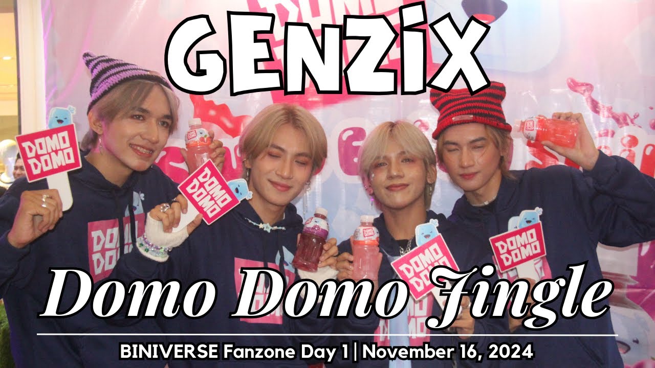 GENZIX - Domo Domo Jingle | 𝐁𝐈𝐍𝐈𝐕𝐄𝐑𝐒𝐄 𝐅𝐚𝐧𝐳𝐨𝐧𝐞 𝐃𝐚𝐲 𝟏 - YouTube