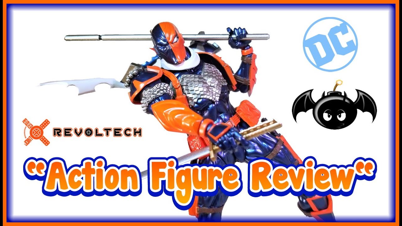 Amazing Yamaguchi Revoltech Deathstroke action figure review. - YouTube