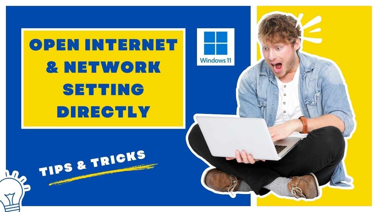 How to open Network and Internet Setting directly in Windows 11 | Quick ...