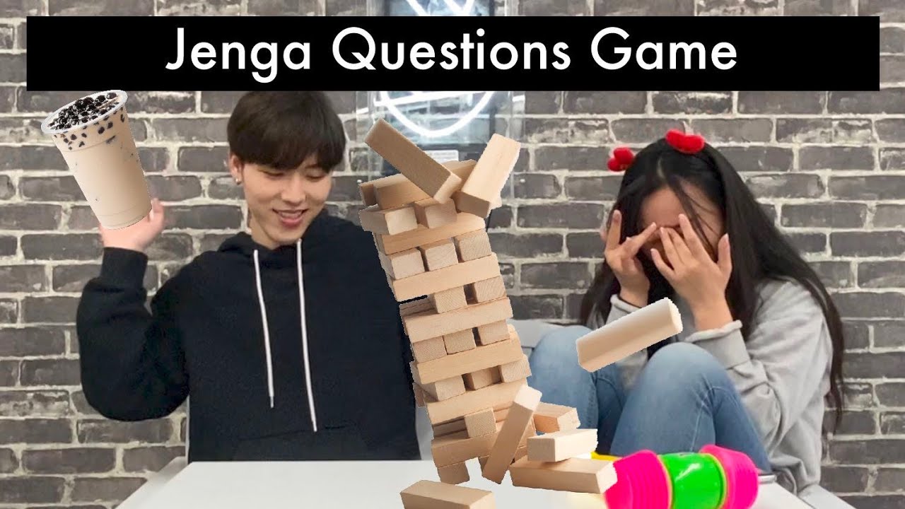 Jenga Questions Game with Josh and Sung | KplaceTV - YouTube