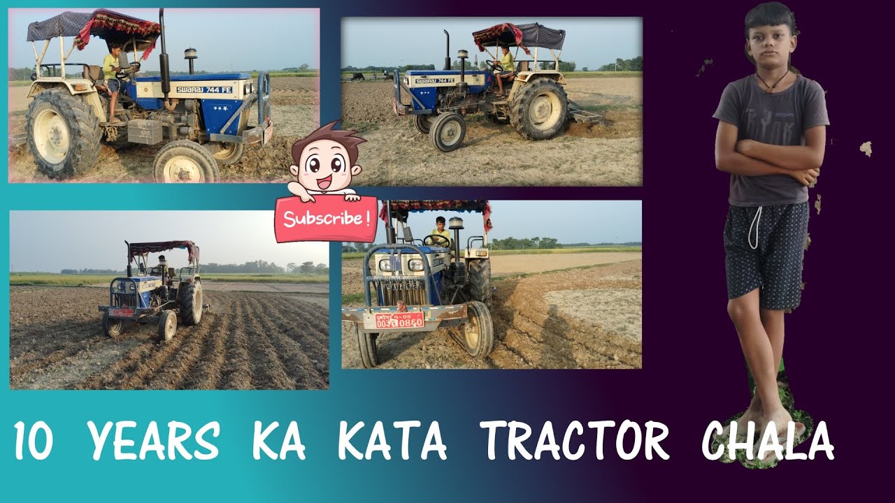 Chhota baccha tractor chala raha hai #trending #tractor #tractorlover # ...