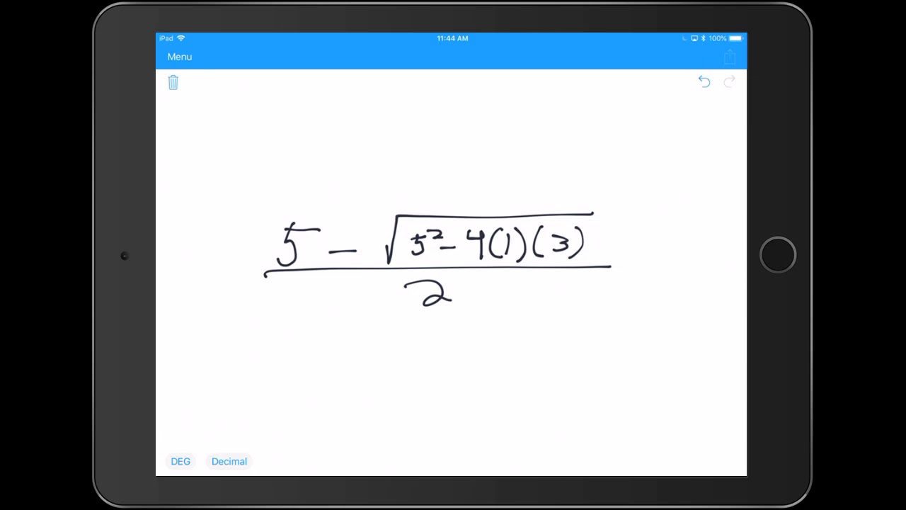 MyScript Calculator 2 - YouTube