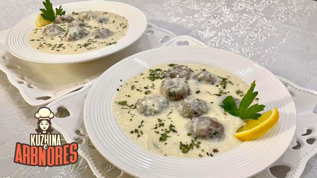 Pasha qofte me kos dhe vezë, tradicionale e Gjirokastrës! - YouTube