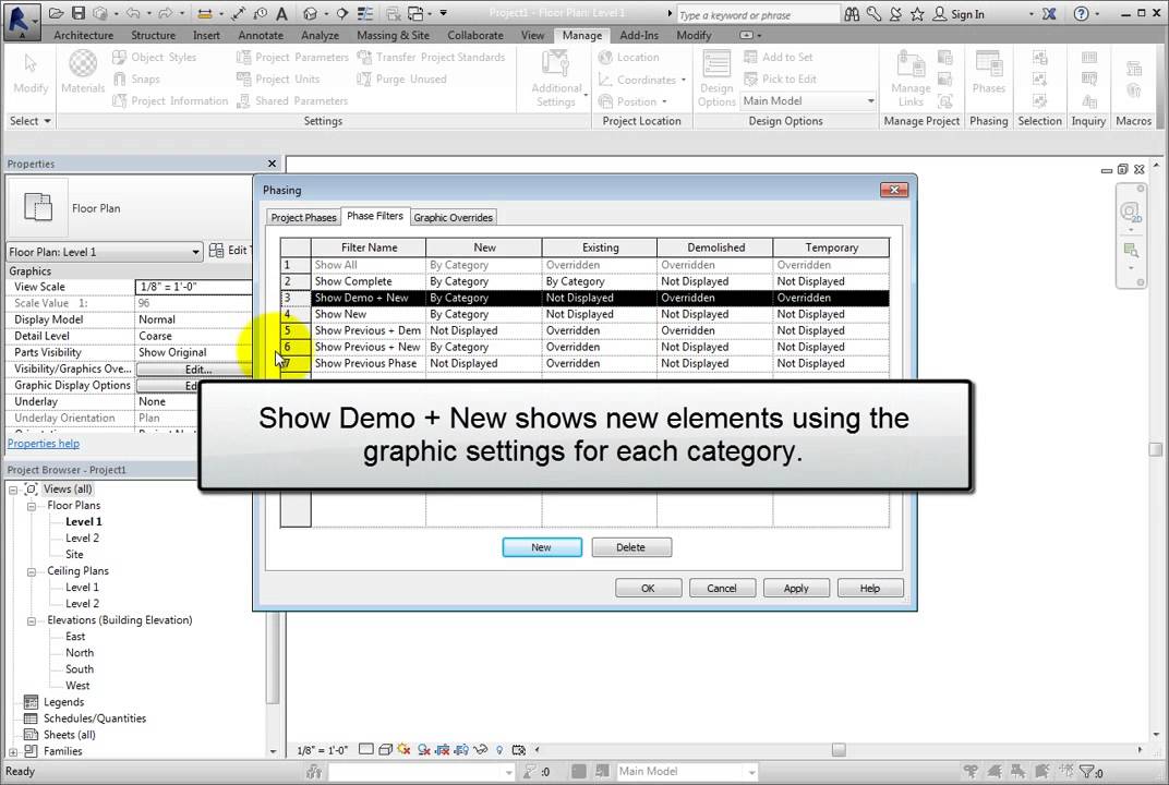 4 Understanding Phase Filters and Graphic Overrides - YouTube