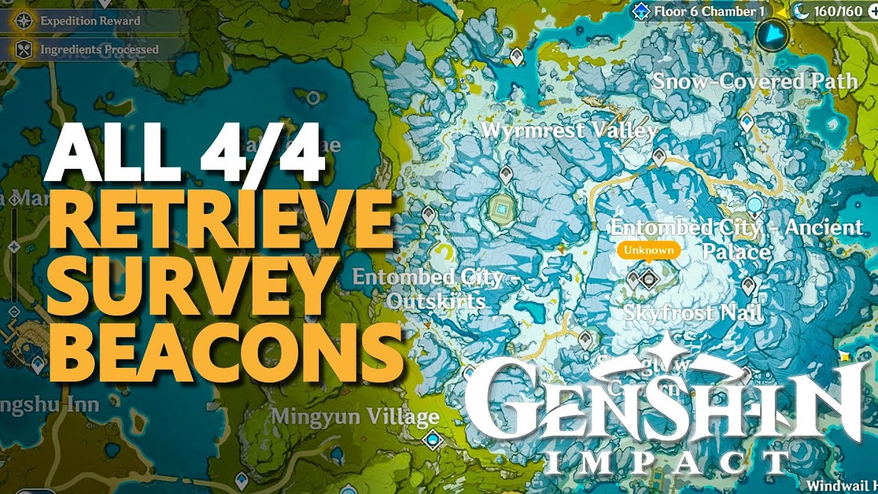 Retrieve the Survey Beacons Genshin Impact All 4/4 - YouTube