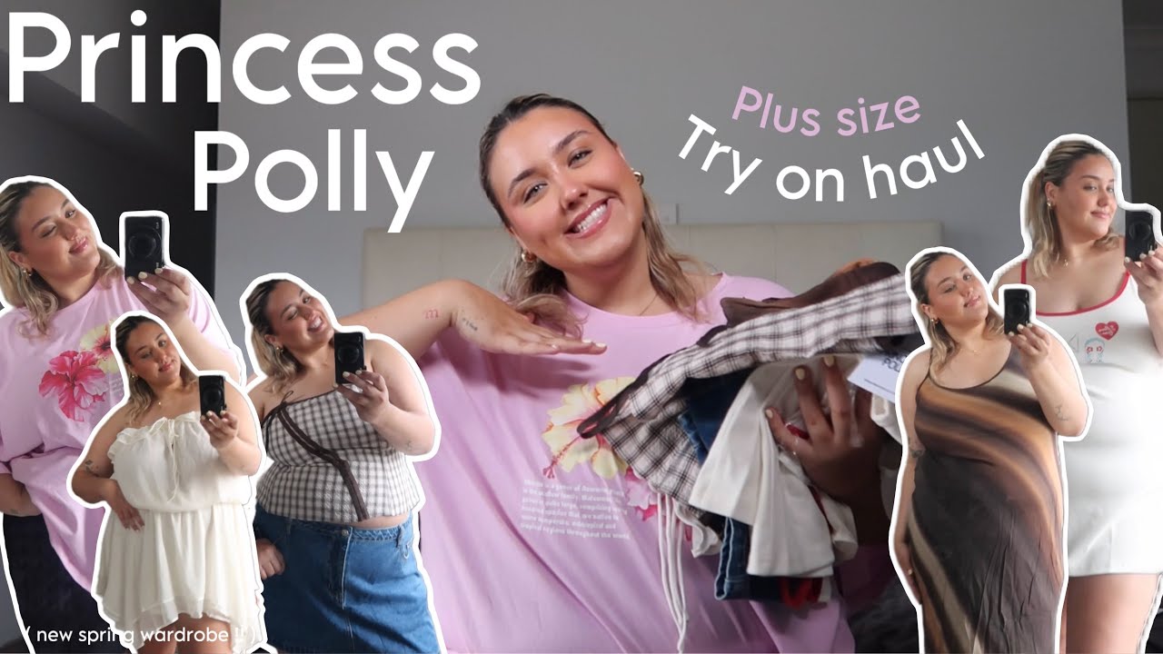 PRINCESS POLLY plus size TRY ON HAUL + discount code - YouTube