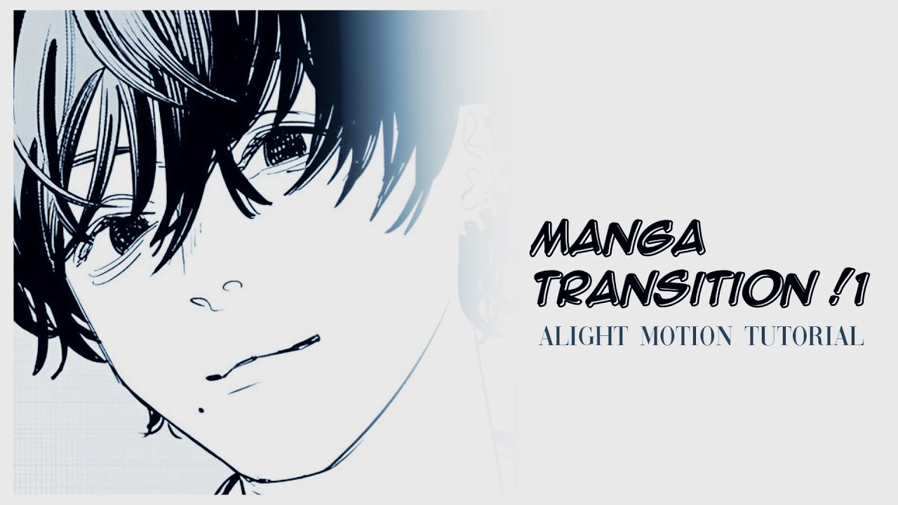 simple manga transition fake zoom + border am tutorial - YouTube