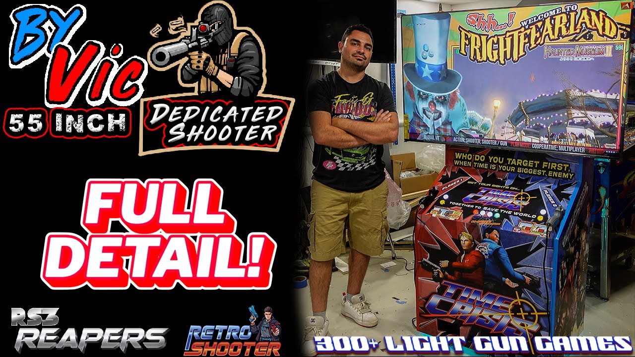 Time Crisis Themed 55inch Dedicated Lightgun Arcade Cabinet! Full ...