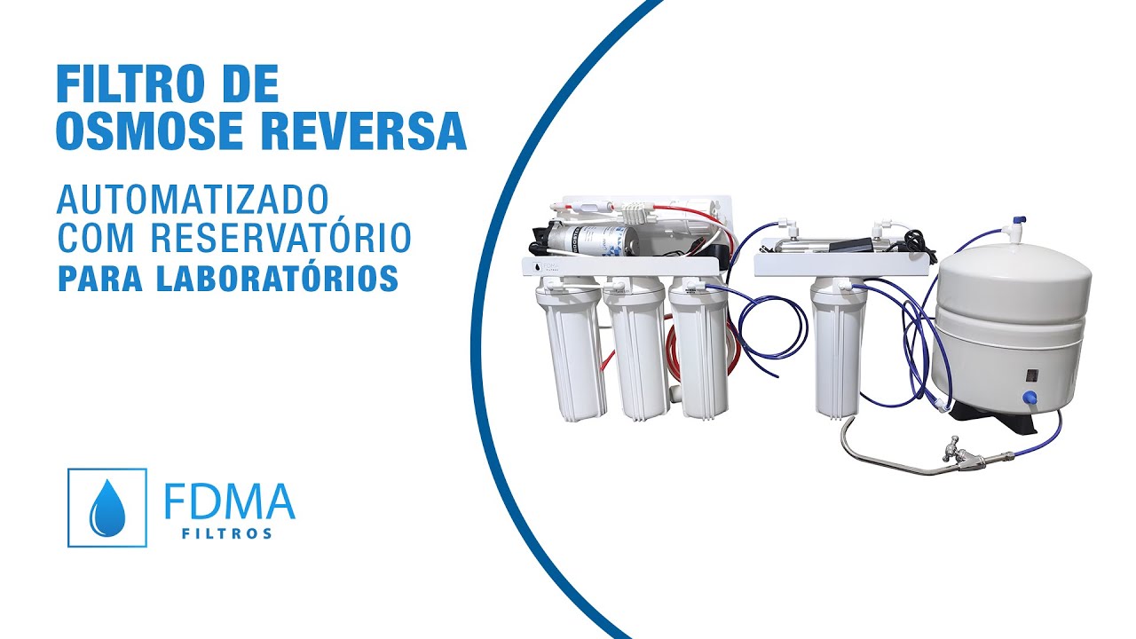 Filtro Automatizado para Laboratórios com Sistema UV e Reservatório ...