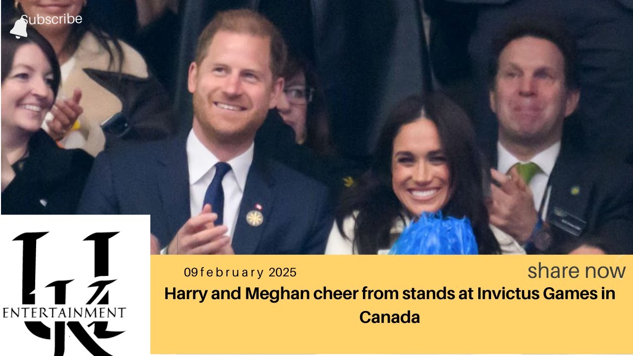 Harry and Meghan cheer from stands at Invictus Games in Canada - YouTube