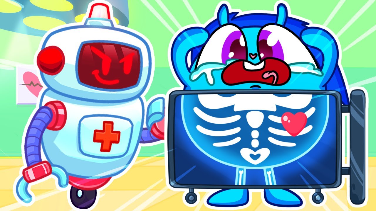 Robot Doctor Is Here 🤖👩‍⚕️+More Funny Cartoons for Kids About Doctor ...