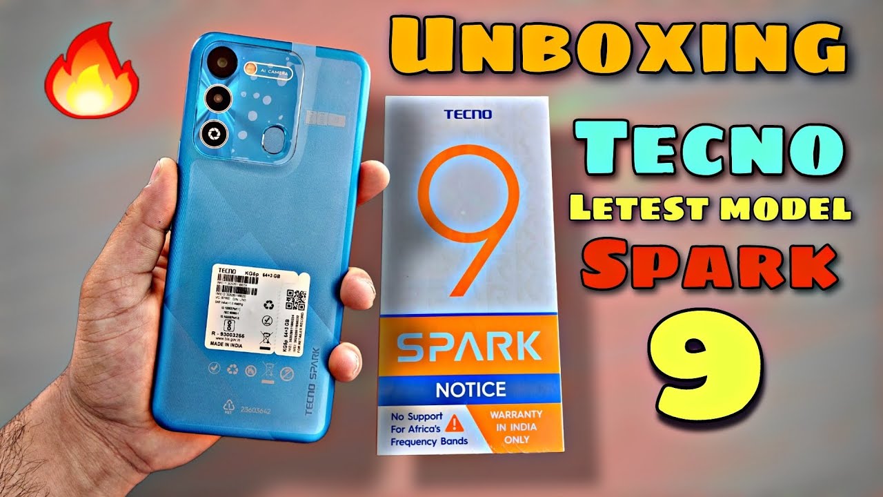 Tecno Letest Model Spark 9 Unboxing Video | Tecno Spark 9 Unboxing ...