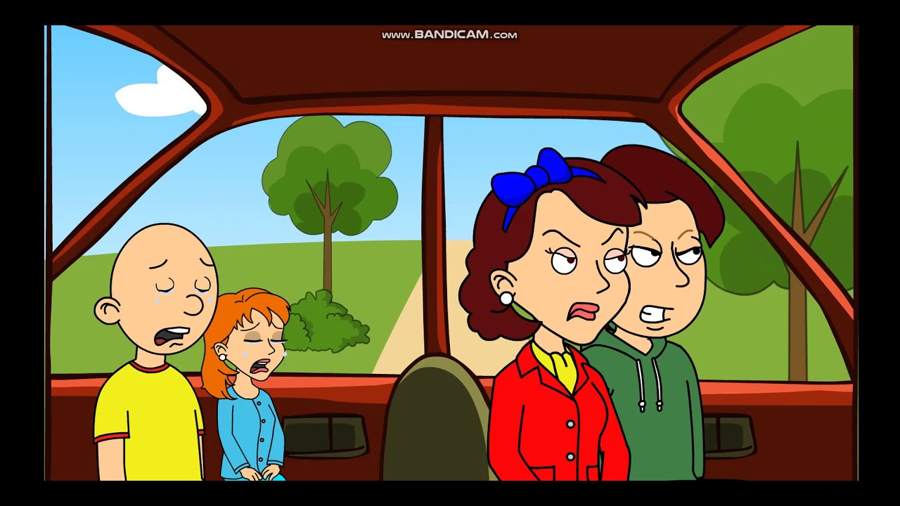 Caillou Presses the Emergency button/ and gets GROUNDED - YouTube