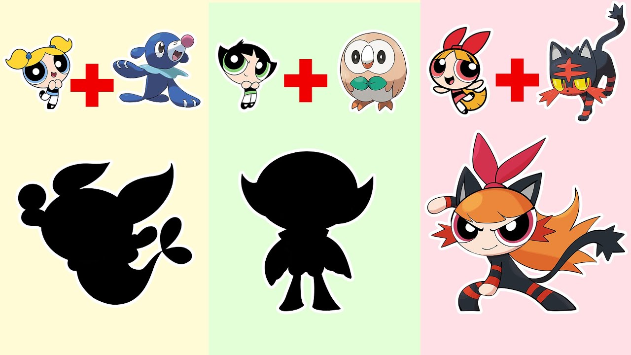 Powerpuff Girls + Gen 7 Pokemon Starter - Super Fusion 2. - YouTube