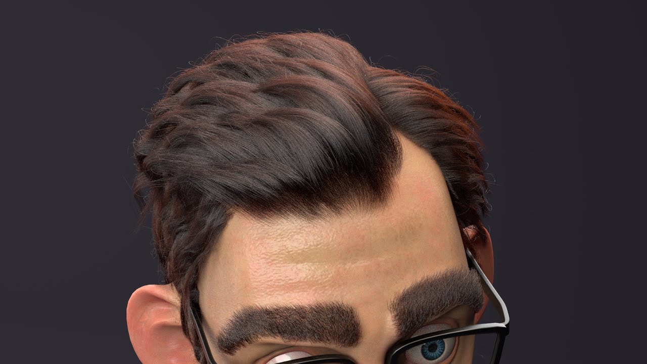 58 STYLIZED CHARACTER LOOK DEV HAIR WITH ARNOLD FOR MAYA - YouTube