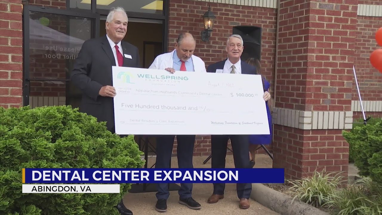 Wellspring Foundation makes first donation to SWVA - YouTube
