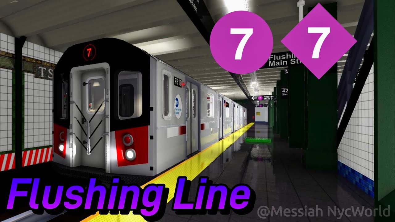 Roblox | Railfanning - NYC MTA Train Sim World (IRT Flushing Line ...