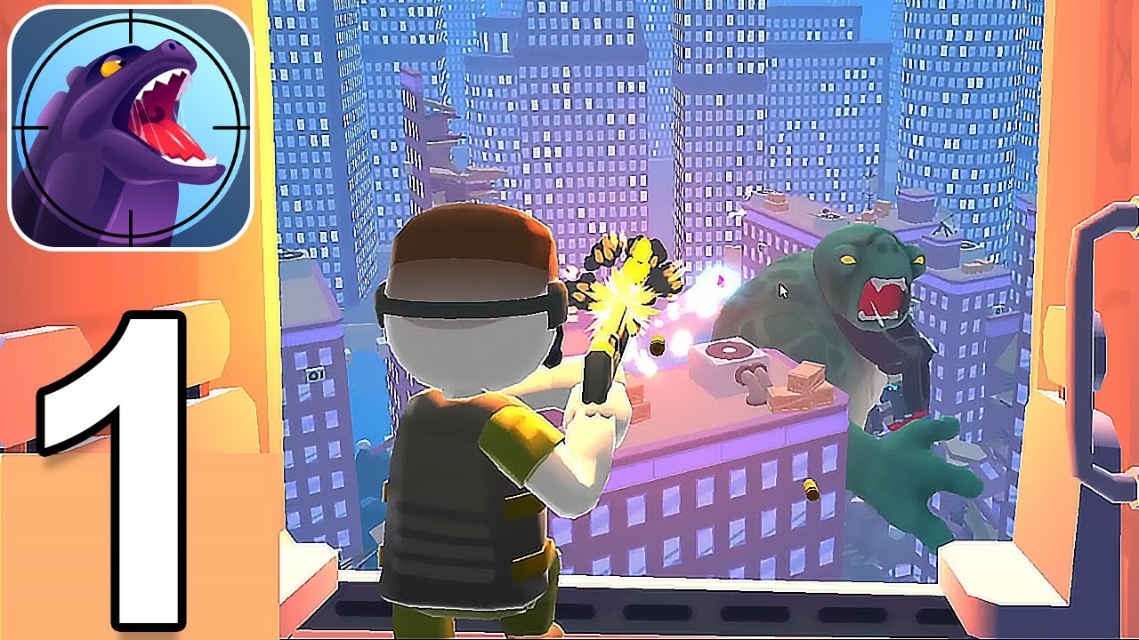 Heli Monsters Giant Hunter Gameplay Walkthrough Part 1: Godzilla ...