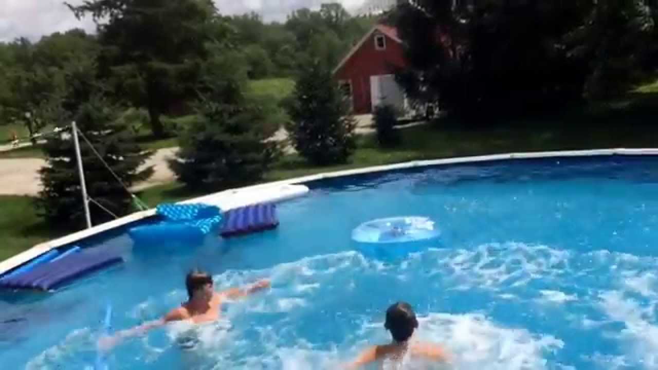 Fun pool day - YouTube