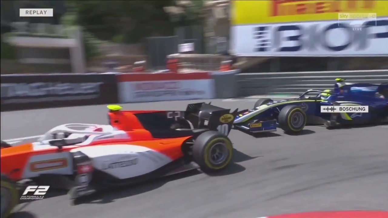FIA Formula 2 2018 Monte Carlo Race 1 - YouTube