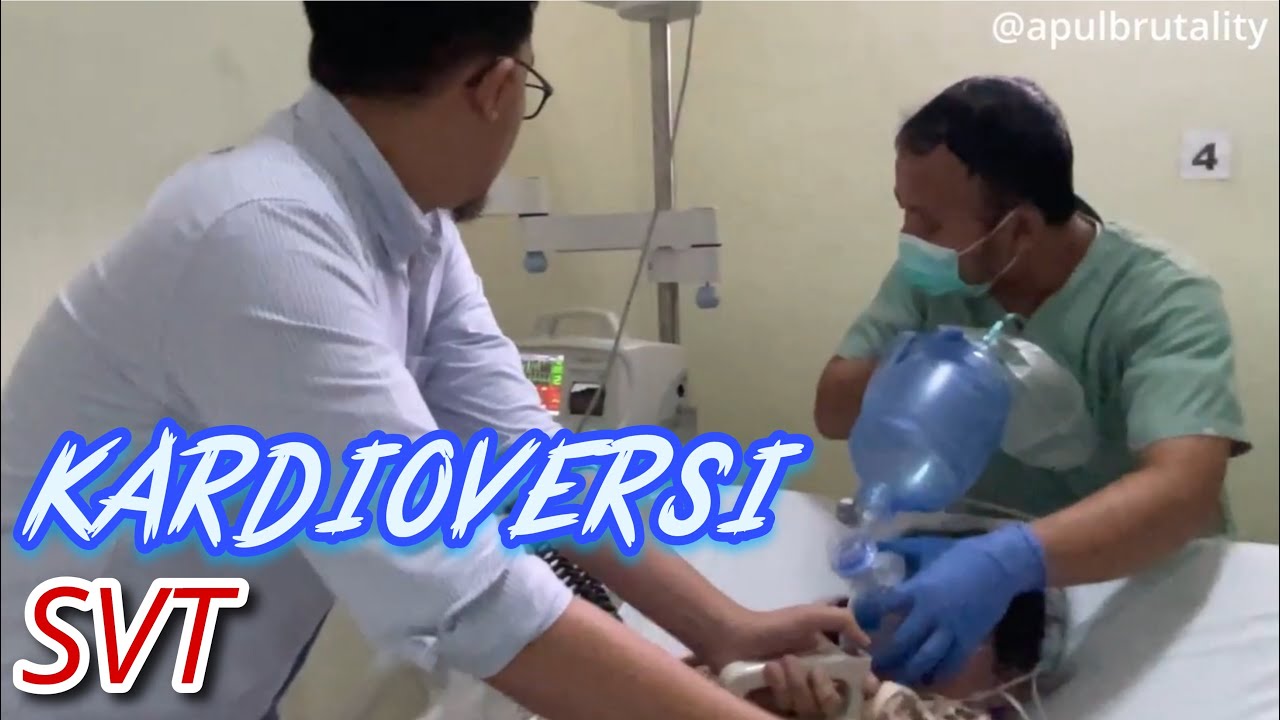Kardioversi SVT - Cardioversion - Supraventricular Tachycardia - YouTube
