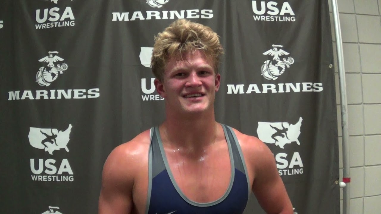 Max McEnelly (MN), 2021 16U Nationals freestyle champion at 195 pounds ...