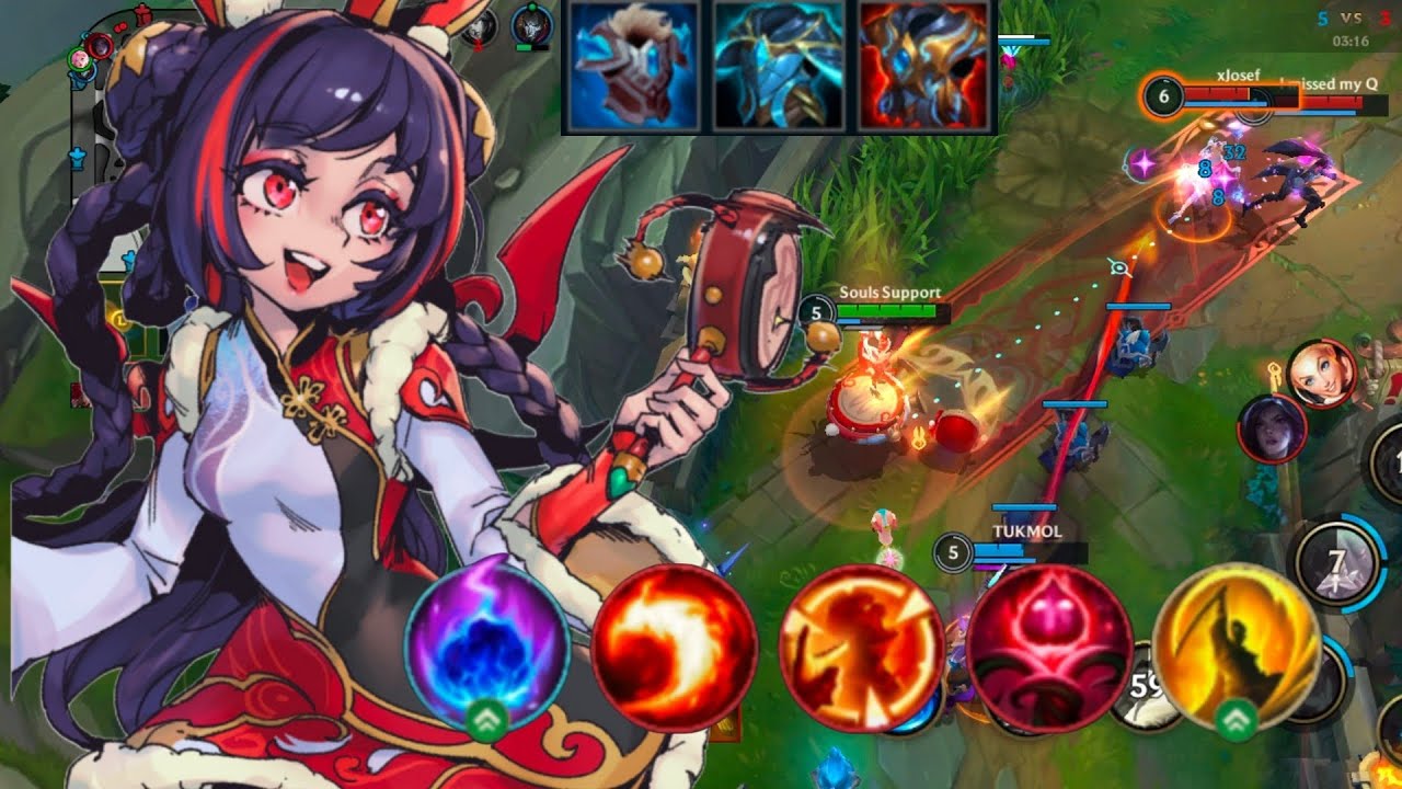 Tank Seraphine But Team Troll / Seraphine Gameplay S14 - YouTube