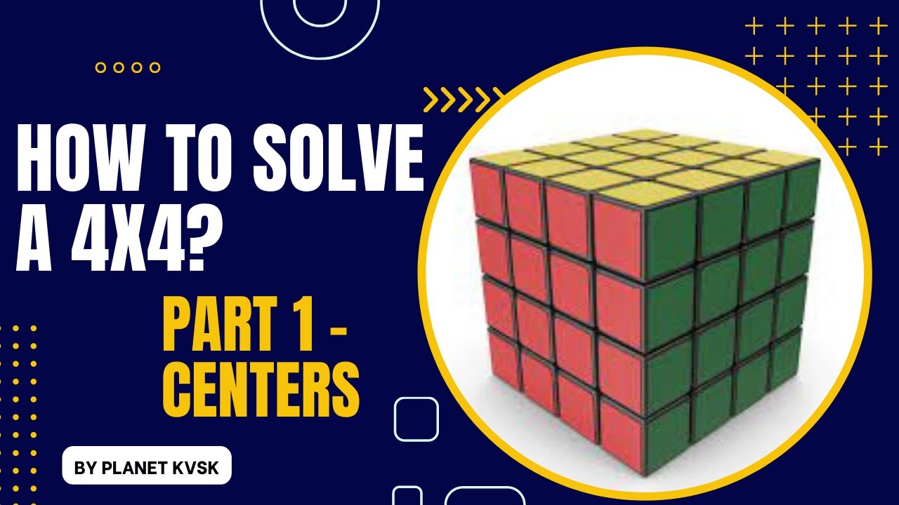4x4 Tutorials: Part 1 - Centers | By Planet KVSK - YouTube