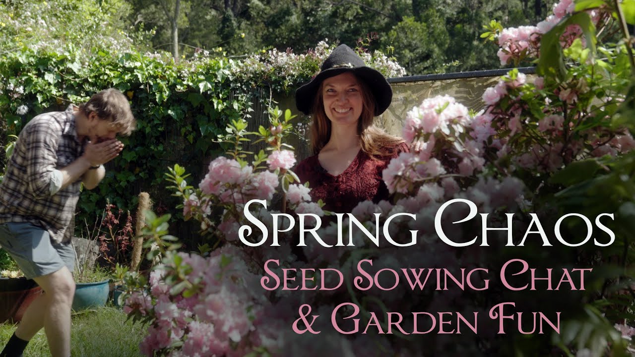 Springtime Chaos: Seed Sowing Chat & Garden Fun - YouTube