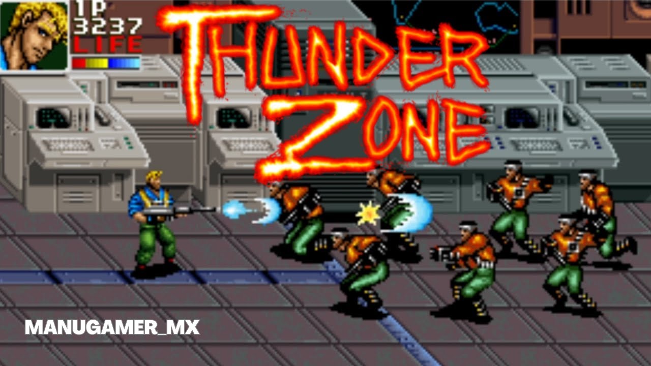 MUCHOS BUGS PERO BUEN JUEGO!!! / THUNDER ZONE (1991) (ARCADE ...