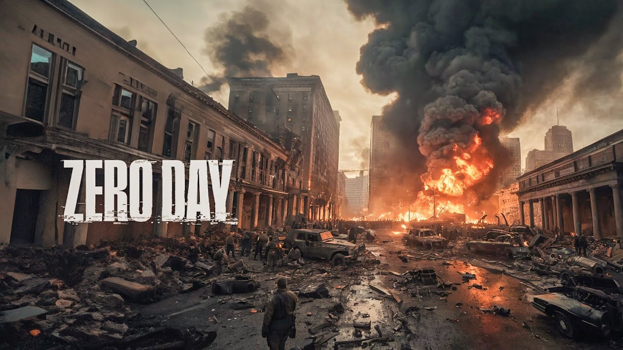 الشبكه بتقطع لمدة دقيقه في كل مكان فبيحصل دمار وفوضي | ملخص مسلسل Zero day - YouTube