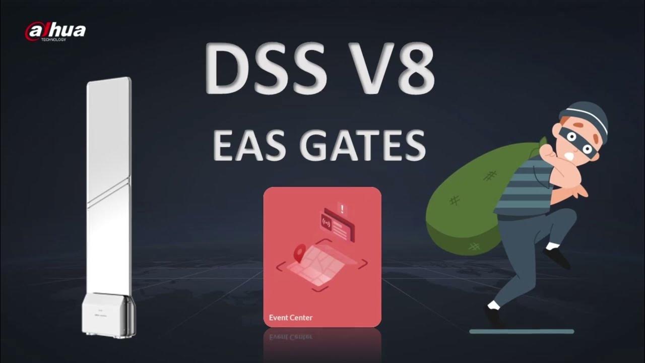 DSS PRO V8 - EAS Gate integration - YouTube