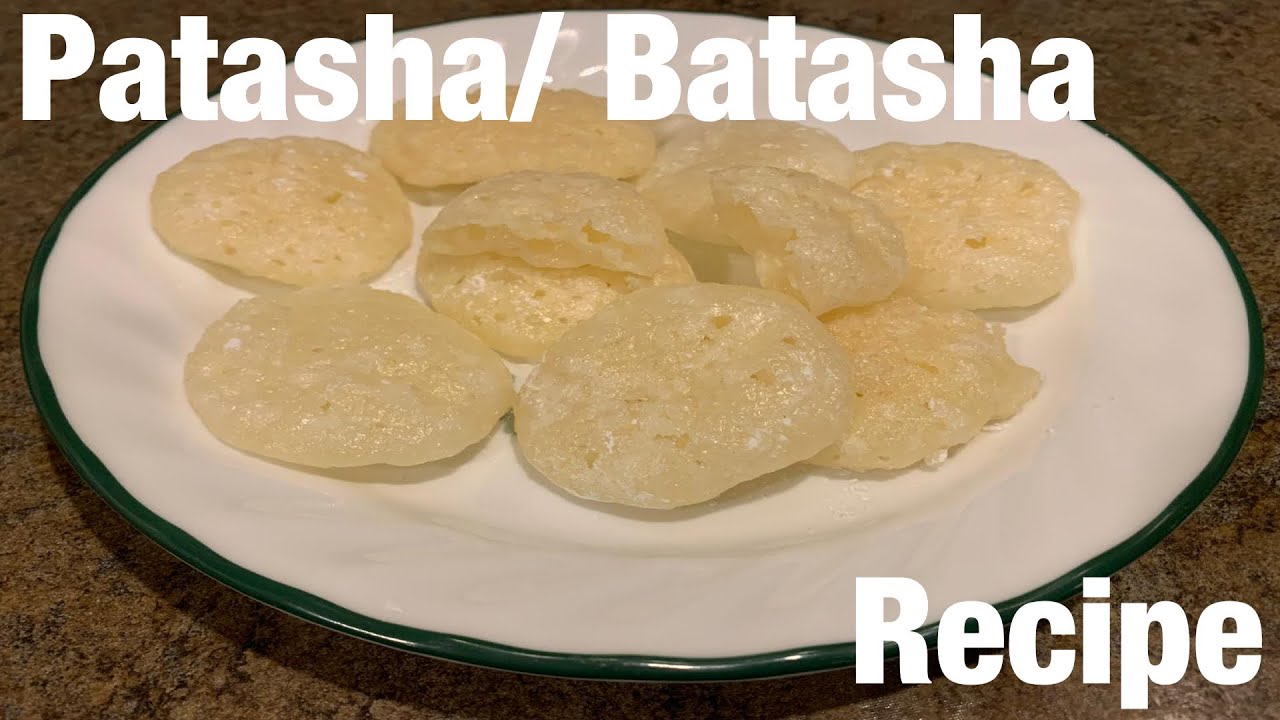 Easy & Simple Patasha/ Batasha Sweets Recipe - YouTube