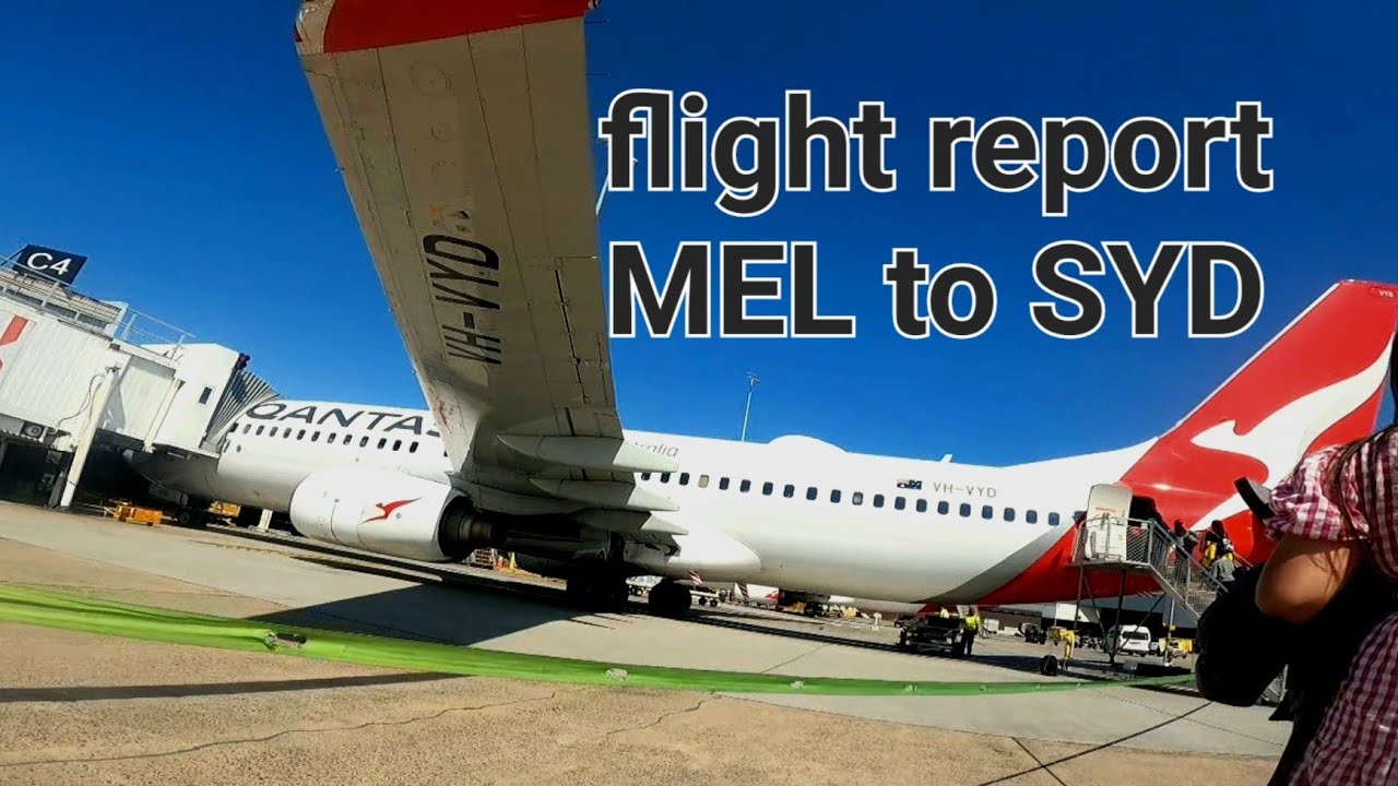 Flight Report : Qantas 737 Mel-Syd Gopro edit - YouTube