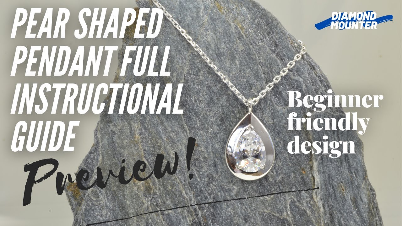 Pear Shape Stone Pendant Full Instructional Guide PREVIEW ONLY - YouTube