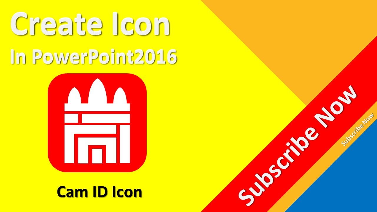 How To Design Icon In PowerPoint 2016 PowerPoint Cam ID Tutorial how-to-design-icon-in-powerpoint-2016-powerpoint-cam-id-tutorial