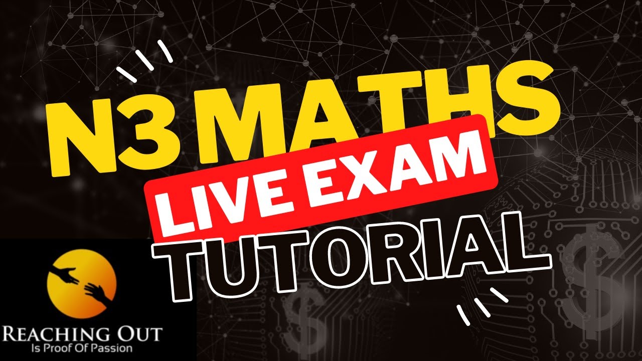 QUESTION & ANSWER SESSION-MATHS N3 EXAM PAPER DISCUSSION - YouTube