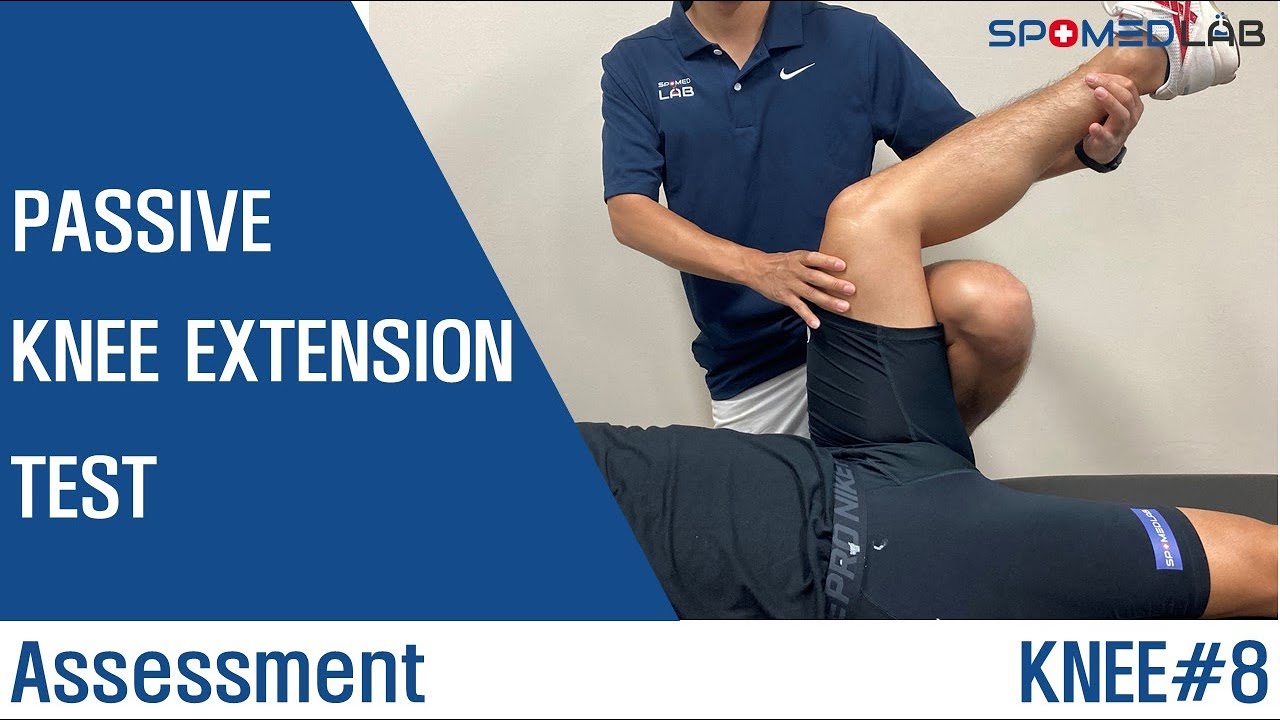 Passive Knee Extension Test I 햄스트링 근길이 평가 I knee#8 - YouTube
