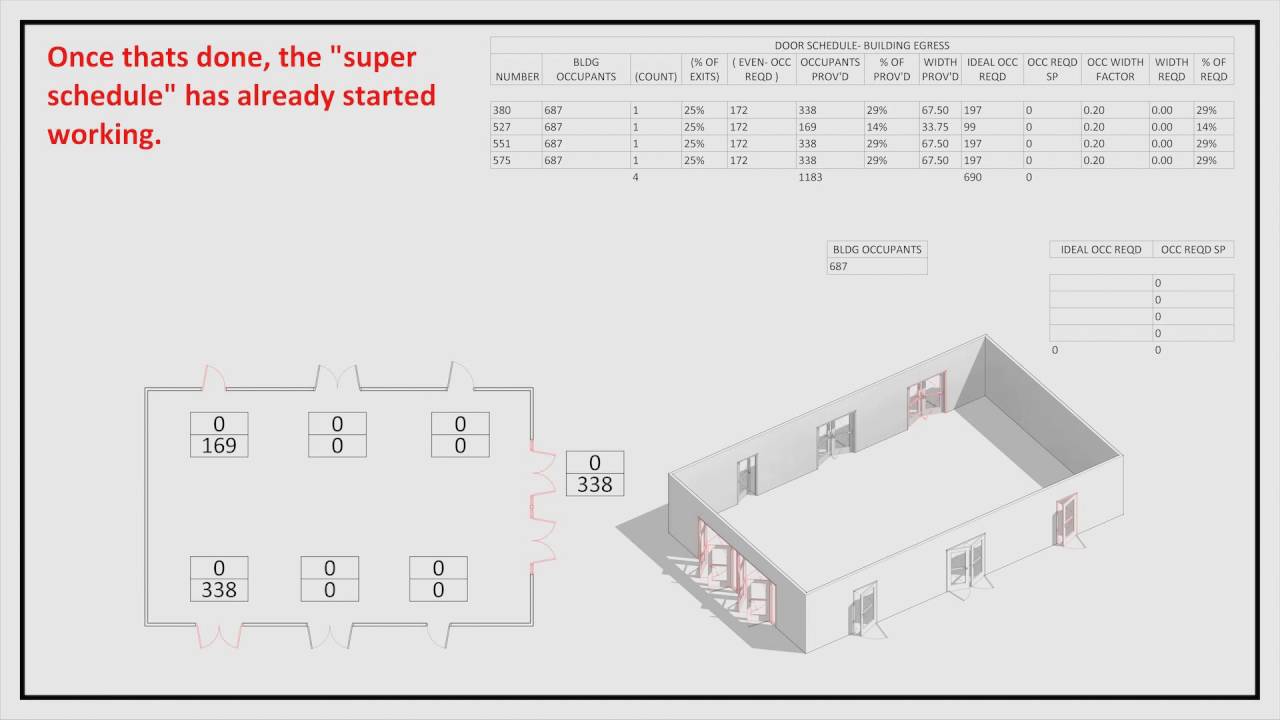 Door Calculations (from Totals) - YouTube