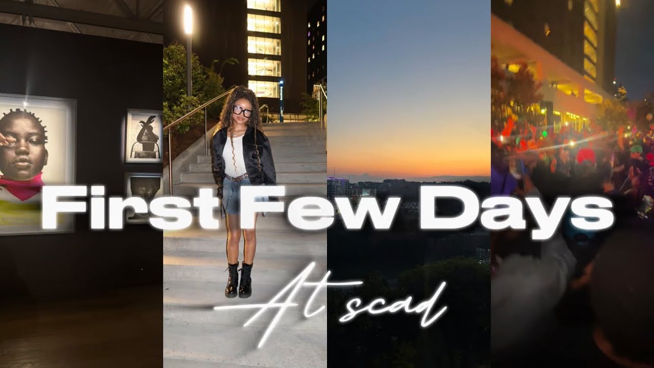 First Few Days at SCAD *freshman 2025* | finding classes, block Party ...