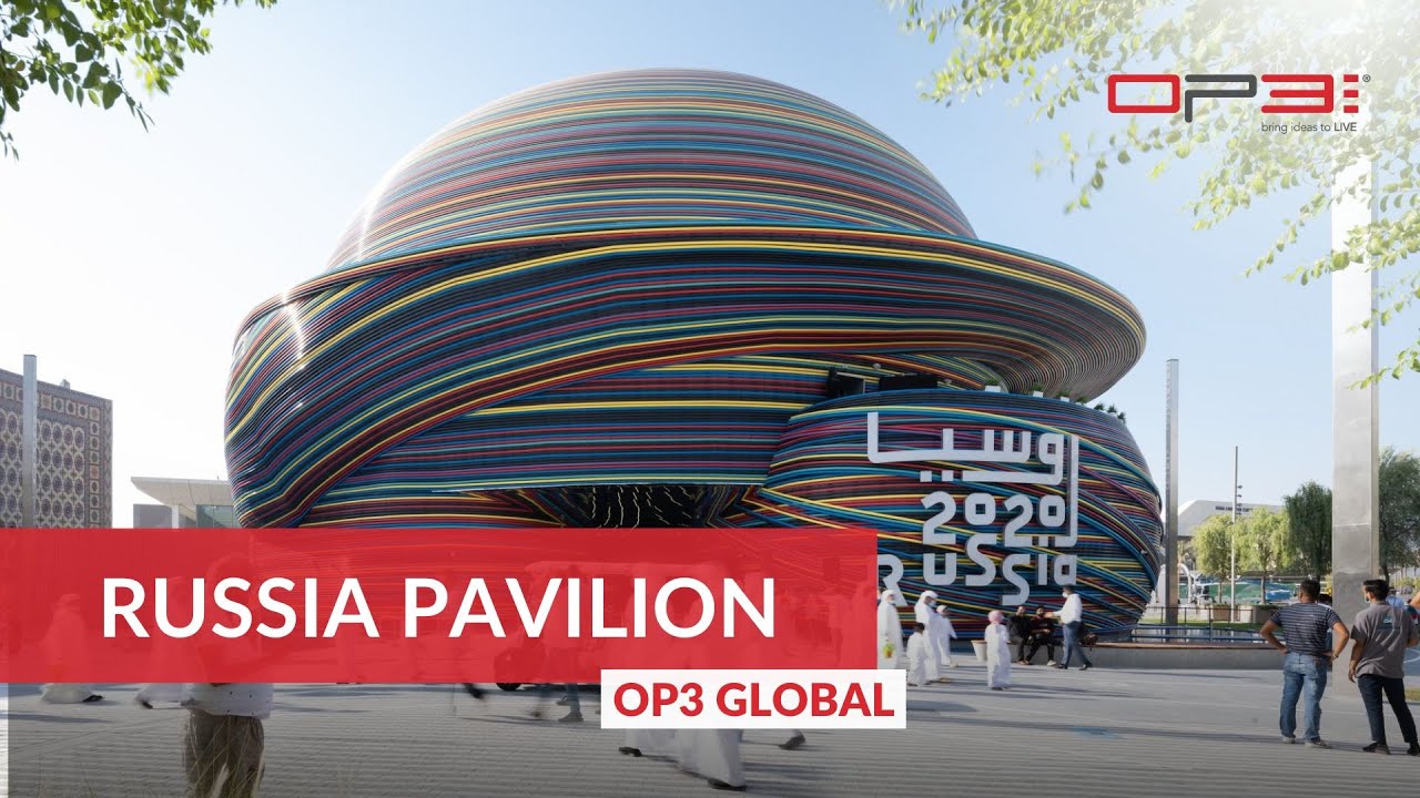 Russia Pavillion at @theExpoCityDubai timelapse #expo2020dubai # ...