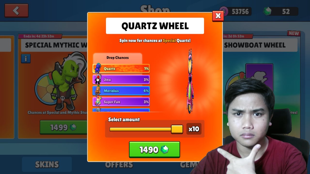 SPIN NEW SKIN SPECIAL QUARTZ AND BLOCK DASH ENDLESS ! PARTY STUMBLE ...